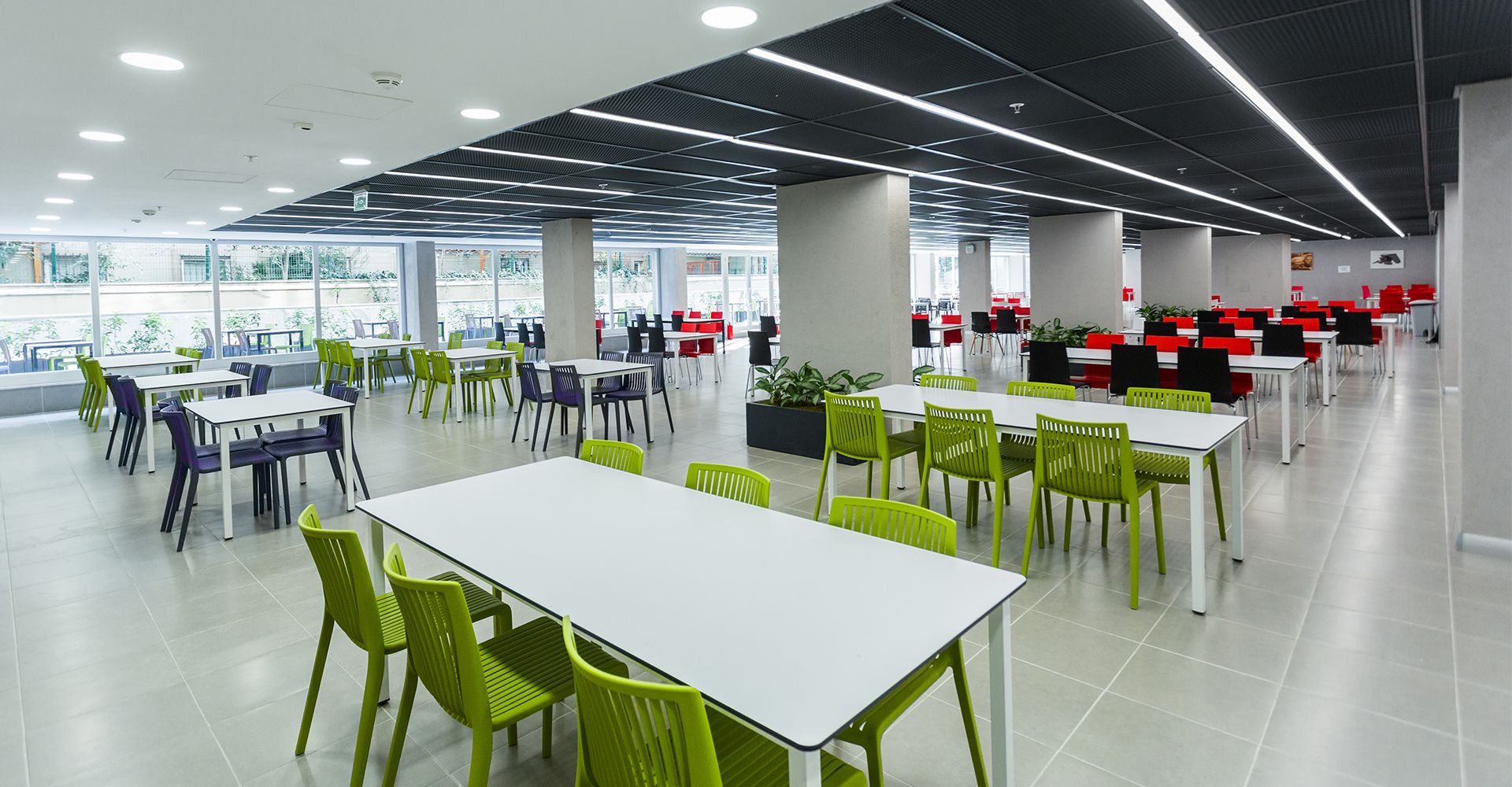 Cafeteria Tables and Chairs